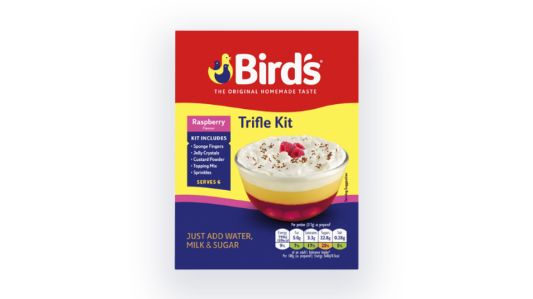 Bird's Trifle Kit Raspberry Flavour 141g - Birds